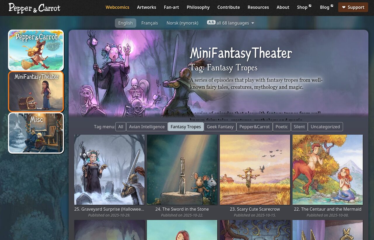 MiniFantasyTheater - Pepper&Carrot