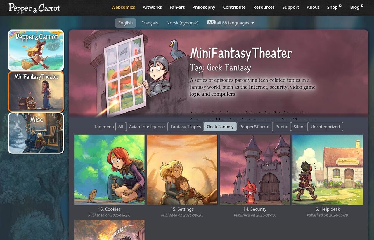 Mini-Fantasy-Theater - Pepper&Carrot